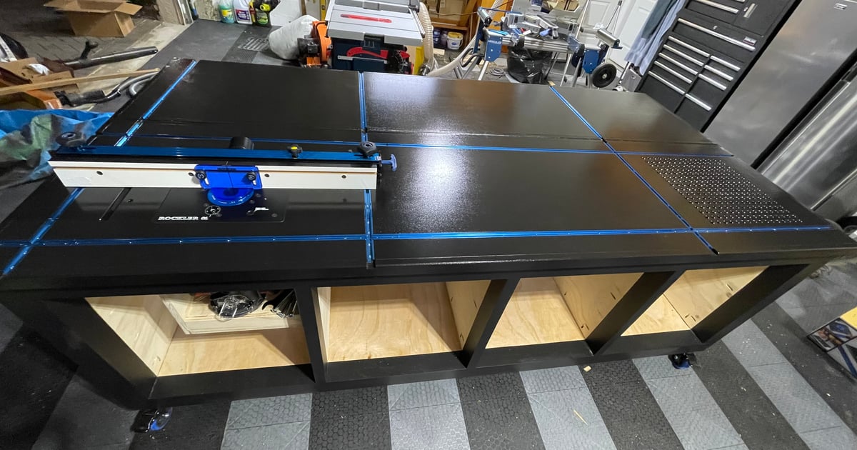 Step-by-Step Guide for a Rolling Workbench w-Fold Down Top | ManCave ...