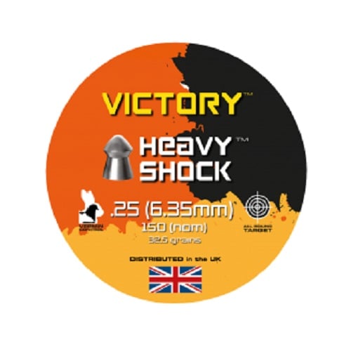 SMK VICTORY HEAVY SHOCK PELLETS .25 | The Bullet Hole Gun Shop at ...