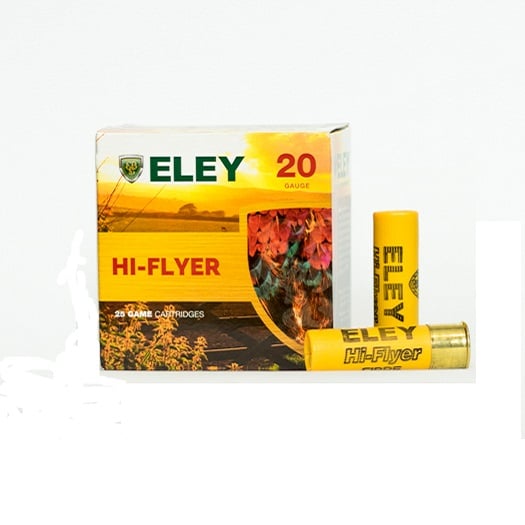 Eley Hawk 20G High Flyer 28g Fibre No 6 Shot | The Bullet Hole Gun Shop ...