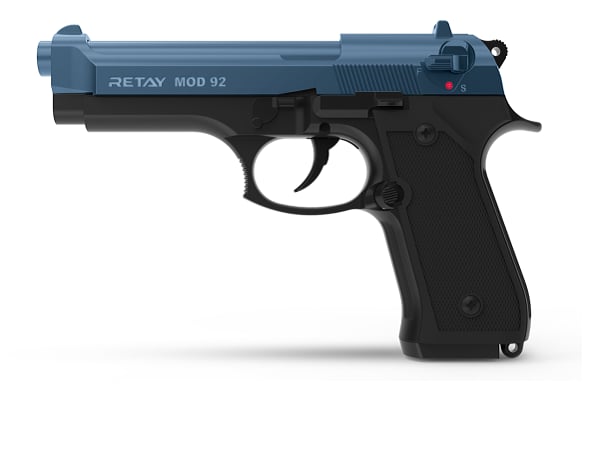 RETAY MOD92 BERETTA STYLE 9mm BLANK FIRING PISTOL | The Bullet Hole Gun ...