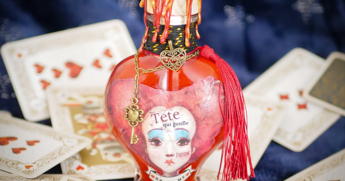Potion de la Tête qui gonfle - Reine de Cœur, Alice au Pays des ...