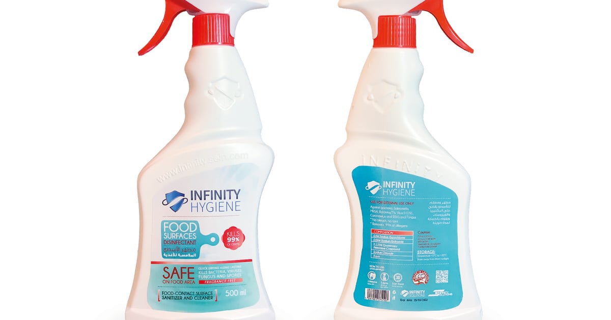 Infinity Hygiene - Food Surfaces Disinfectant | Infinity Chemical Solutions