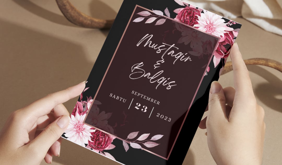 Invitation Card 260gsm Matt Laminate | Typenmy Printing