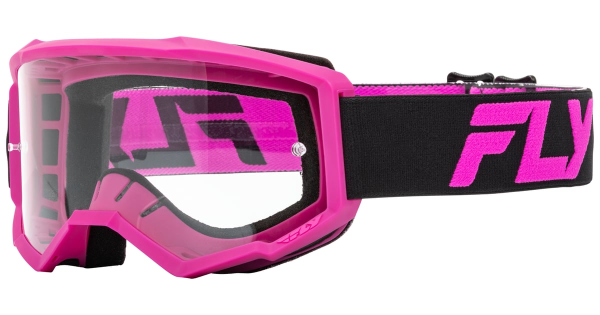 FLY Racing Focus Goggle (Black/Pink) | Dave Clarke Racing