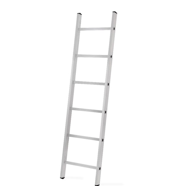 MYPRO Aluminium Single Section Leaning Ladder - 6-11 Tread - 150KG ...