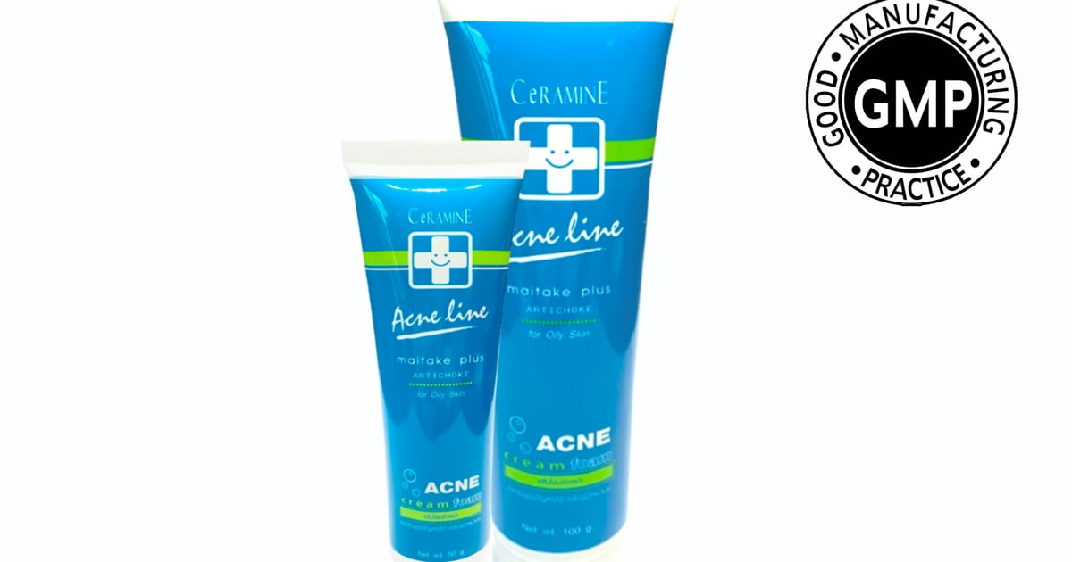 ACNE LINE - MAITAKE PLUS ARTICHOKE ANCE CREAM FOAM | ceramine, เซอรามาย ...