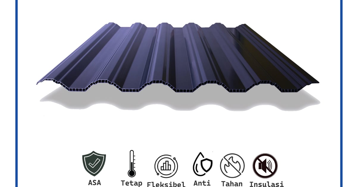 ATAP UPVC HITAM HOLODECK | CV. Bangun Redjo Agung