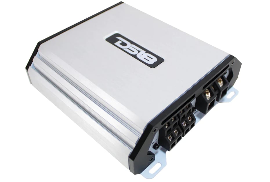 DS18 SELECT SILVER 1500 WATT 4 CHANNEL FULL RANGE CLASS D AMPLIFIER ...