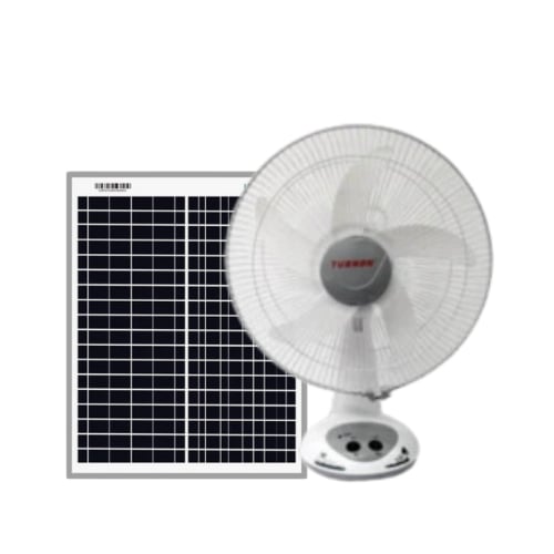 Solar AC/DC Rechargeable Table Fan with 20W Solar Panel | Resemble ...