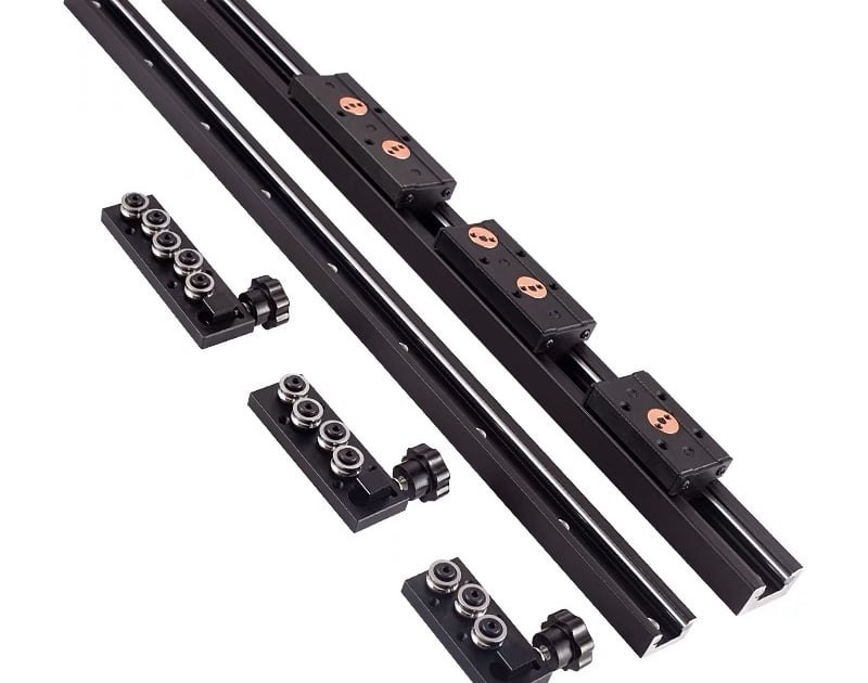 SGB20 Black Aluminum V linear roller bearing guide rail | LiMo