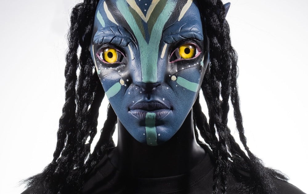Avatar Movie Planet Pandora Cosplay Latex Mask for Halloween | Spookbay ...