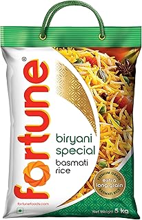 Fortune Biryani Special Basmati Rice, Extra long grain basmati rice, 5 ...