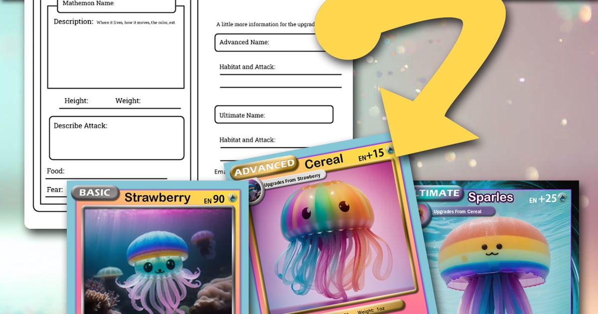 Create Your Own - Free Shipping | Mathemon, Pokemon Alternative ...