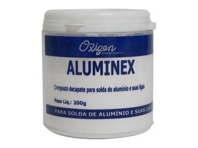 Fluxo p/ Solda de Alumínio OXIGEN Aluminex - 200g | Yama Soldas