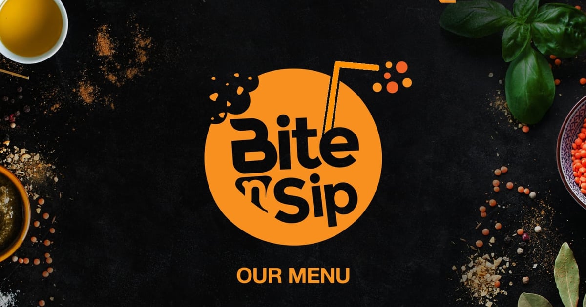 Menu Booklet | Bite n Sip Shop