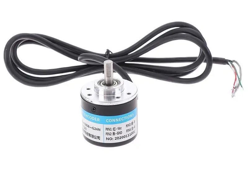360P/R & 600P/R Encoder DC 5V-24V Encoder Incremental Rotary AB 2 ...
