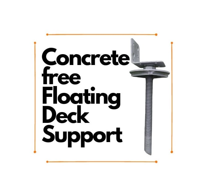 Dowd Floating Deck Support for Low Level Decks | Dowd Hardware