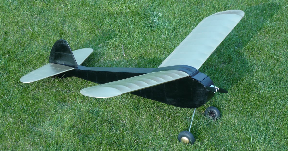Simplex 40 by APS - Vintage Free Flight Model - Laser Cut Balsa Rib ...