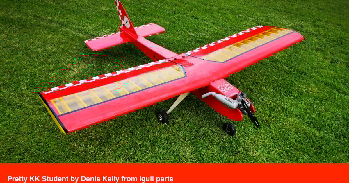 KK 'Student - RC Model aircraft - Laser-cut Balsa Rib Set | Sky High RC