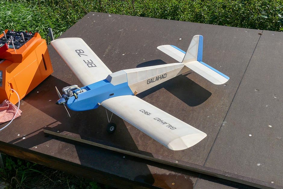 Mercury 'Galahad' - Vintage Model aeroplane - Laser-cut Balsa/ply Rib ...