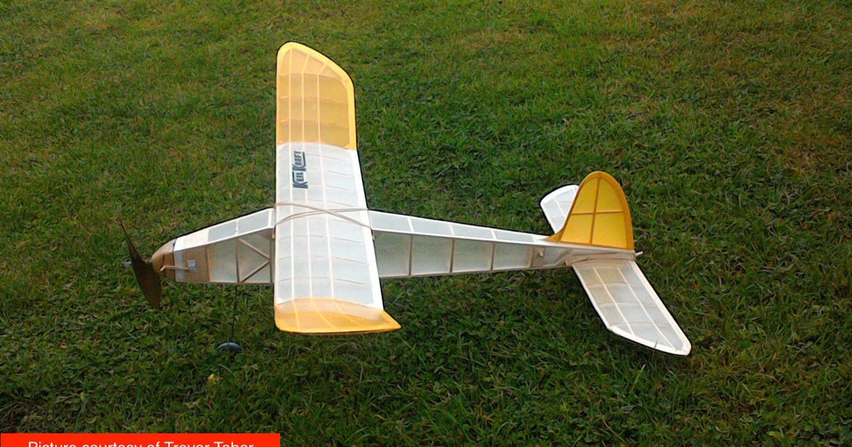 'Senator' - Vintage KK Rubber Powered Model Plane - Laser-cut Balsa Rib ...