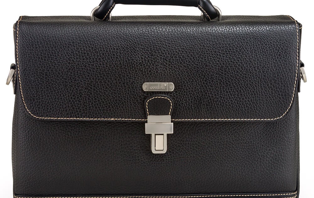 Condotti Leather Briefcase