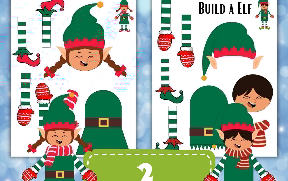 Build an Elf | Planning Mama Printables