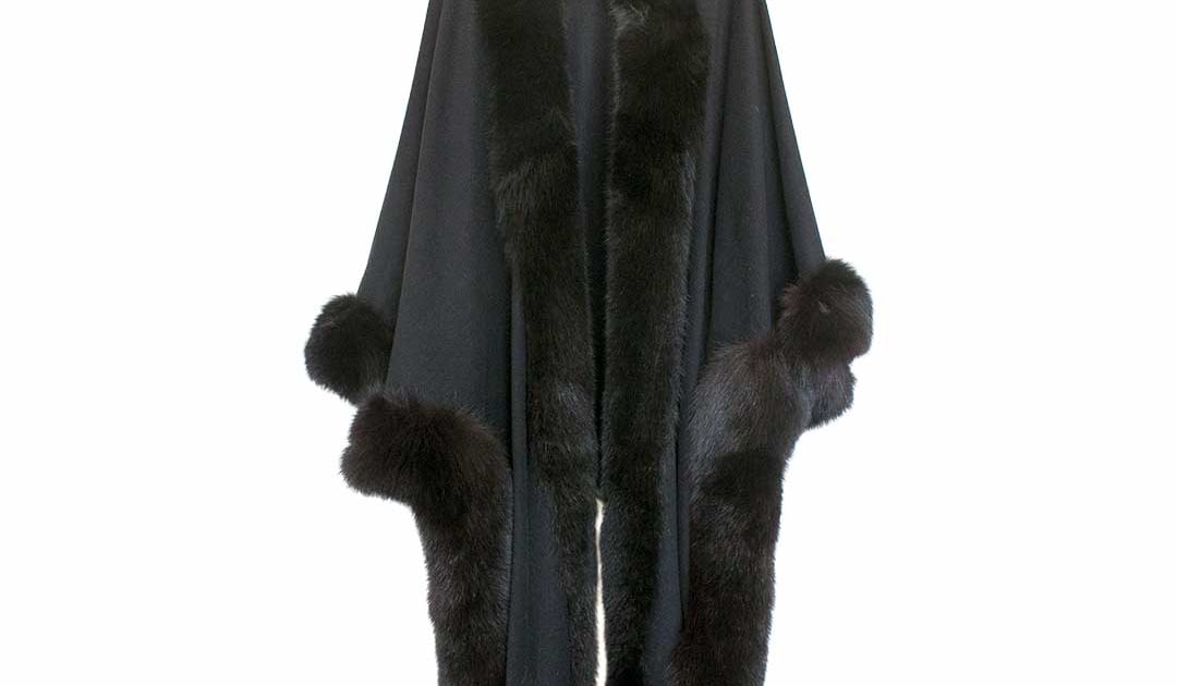 Cashmere Fox Stole | Fur Stoles and Wraps | Fourrure Marina | Fourrure ...