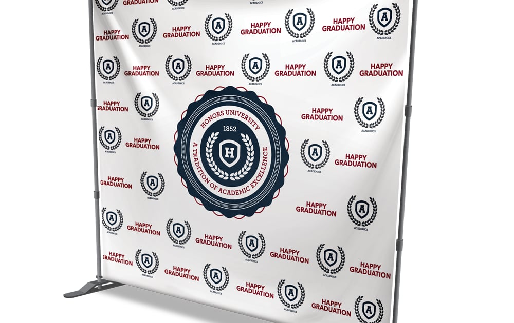 Telescopic Backdrop Banner Stands | RDA Express Graphics