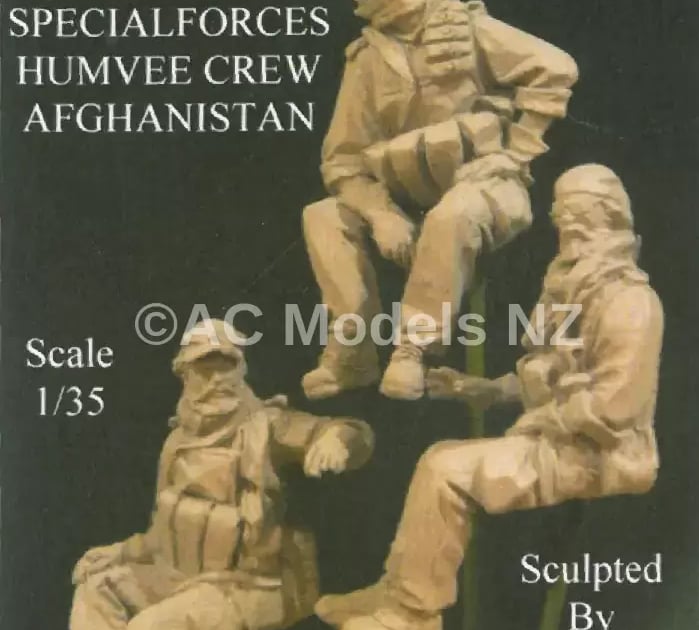 Special Forces Humvee Crew Afghanistan | AC Models NZ