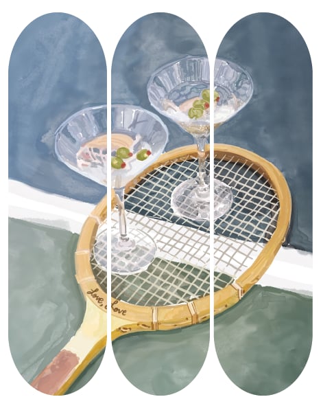 “LOVE, LOVE” | Manic Cherry Skateboard Wall Art