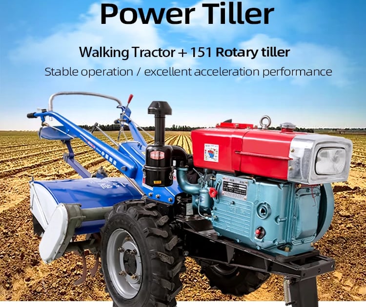 Two Wheel Walk Behind Farm Tractors Manufacturer | YiBiYuan