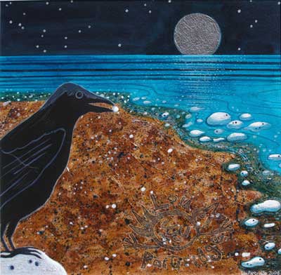 The Crow and the Pebble | Lou Partridge Artist