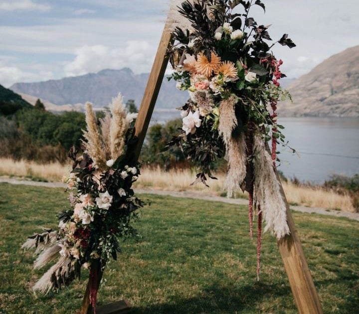 Triangular Wedding Arbor Arch | Premesh Studio