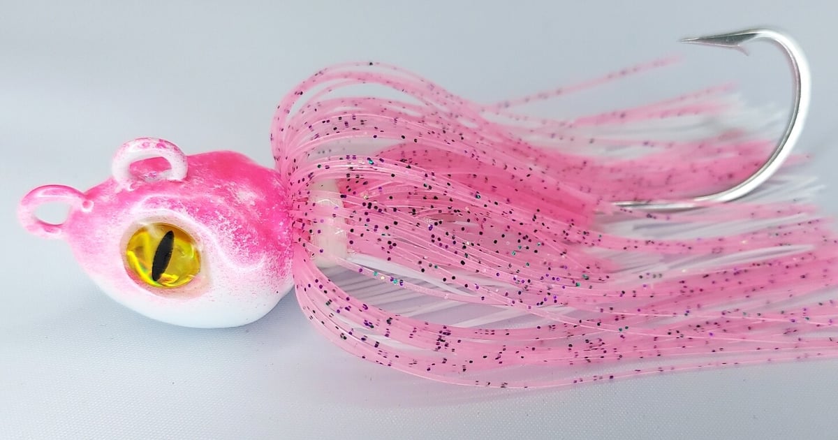 Fluke Swing Jig Pink Shine | Hurst Tackle Supply