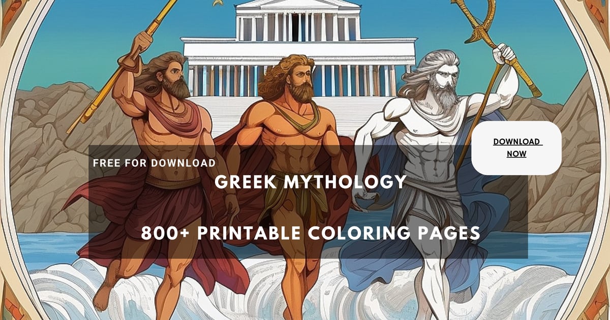 Greek Mythology Freebie - 800+ Coloring Pages | Fun with coloring pages ...