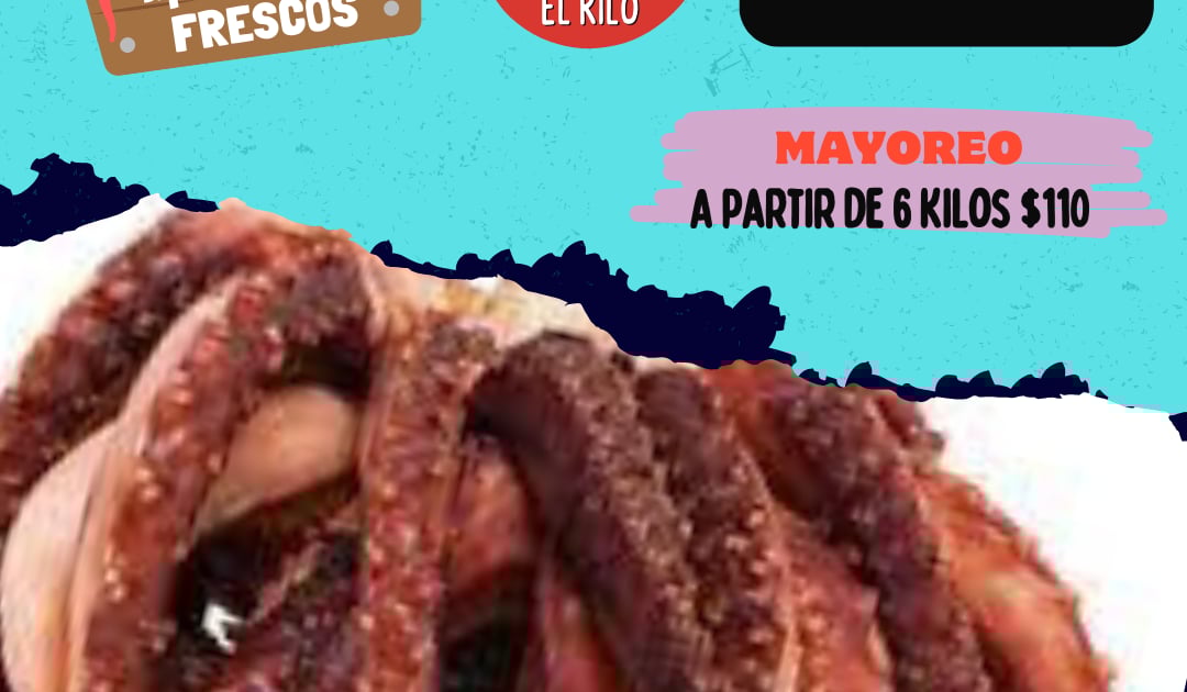 Calamar Cocido | Central de Abastos Valle de Chalco