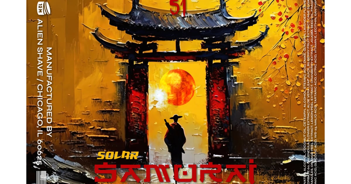 Solar Samurai Print | Alien Shave