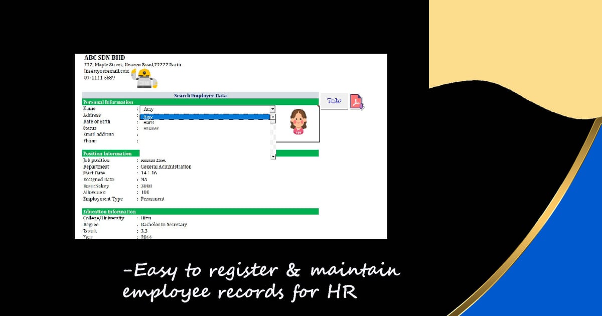 Employee Data Information (EDI) | Chop Chop Business