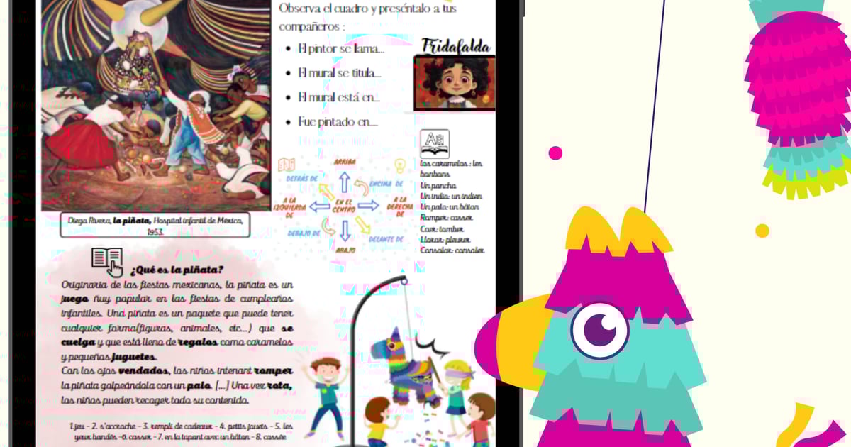 Projet flash - La piñata | Fridafalda