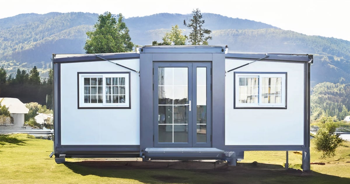 Spacious Prefab Tiny Homes for Sale with 2 Bedrooms and 1 Living Room ...