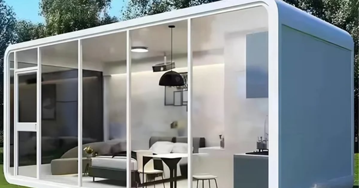 Prefab Modern Tiny House 20ft to 40ft Modular Cabin House, Tiny Home, B ...