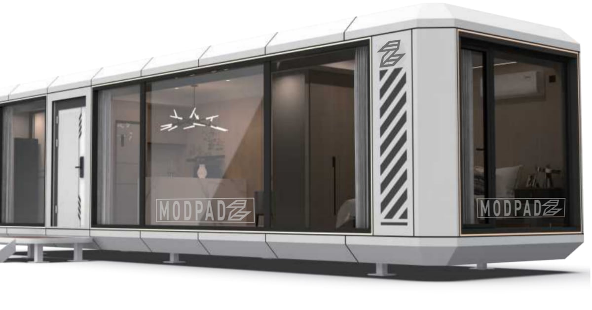 SPACE MODULES Pre Fabricated Aluminum Structure Homes Eco Friedly ...