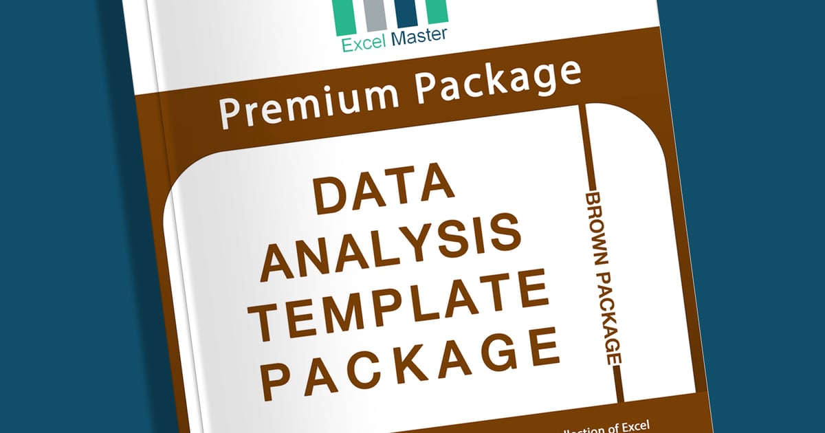 Data Analysis Templates Package | Excel Master