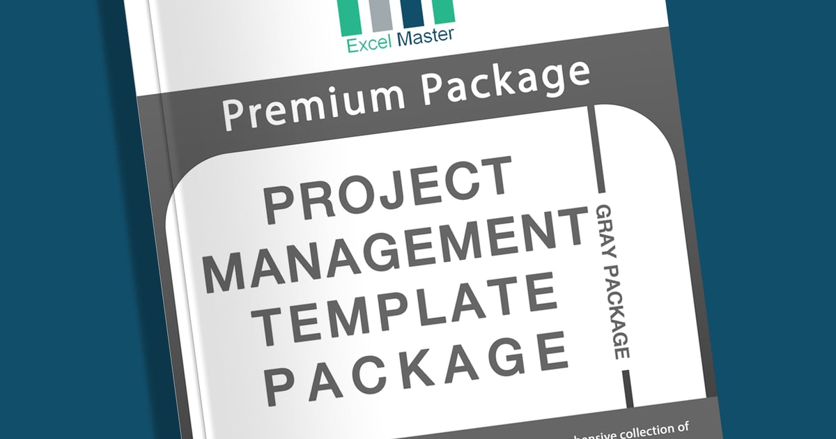 Project Management Templates Package | Excel Master