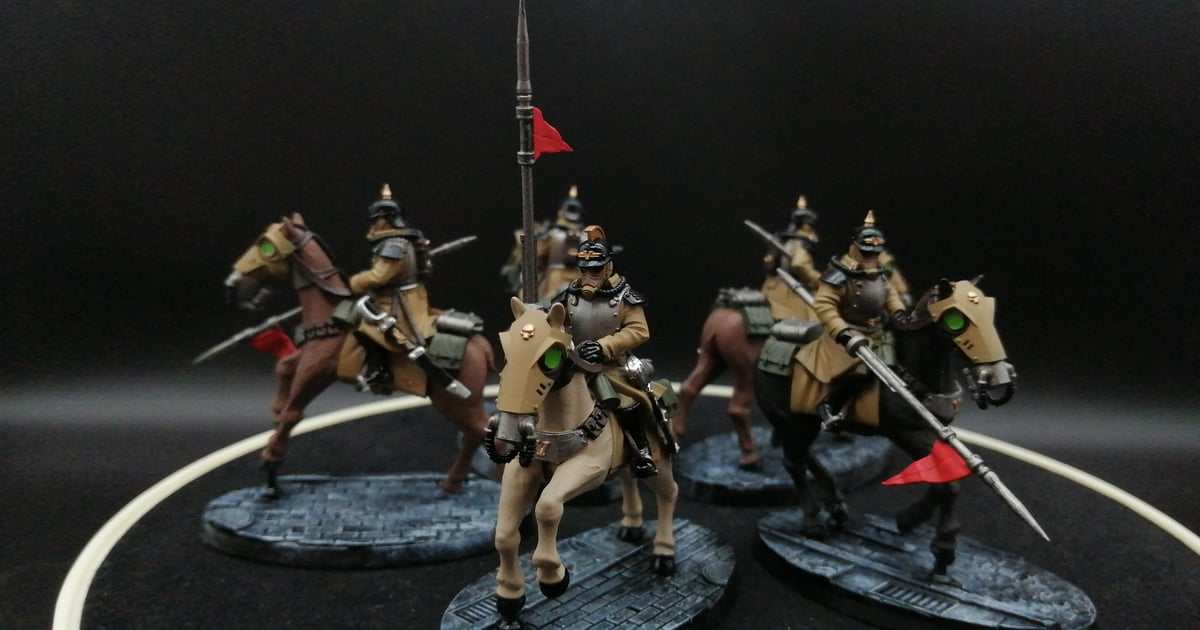 Death Korps of Krieg Death Rider Squadron Warhammer 40k commission ...