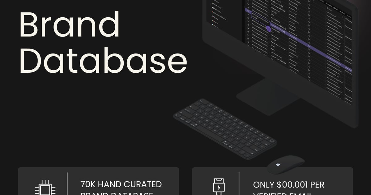 UGC Brand Database for Creators | UGC Brand Database
