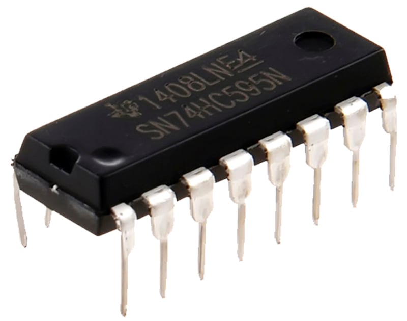 Circuito Integrado Ic 74hc595 Dip Shift Register Arduino 74595 | MGSYSTEM