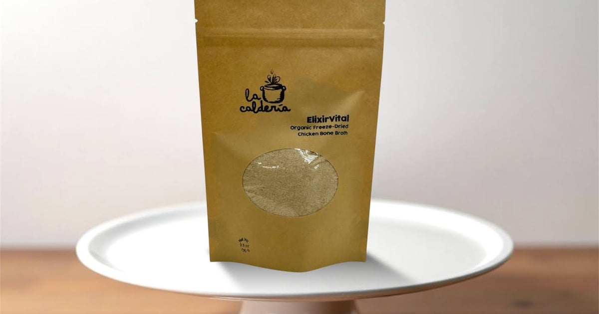 ElixirVital – Organic Freeze-Dried Chicken Bone Broth 100 grams (3.5 oz ...