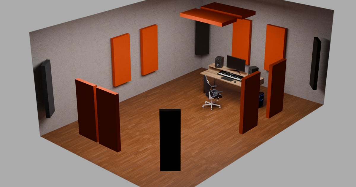 14 Acoustic panel package for studio | Sonicfix Acoustic Panels